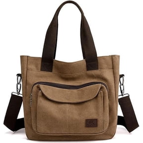 VBVC Fashion Canvas Bag Tote Bag Storage Bag Multi-Pocket Handbag ...