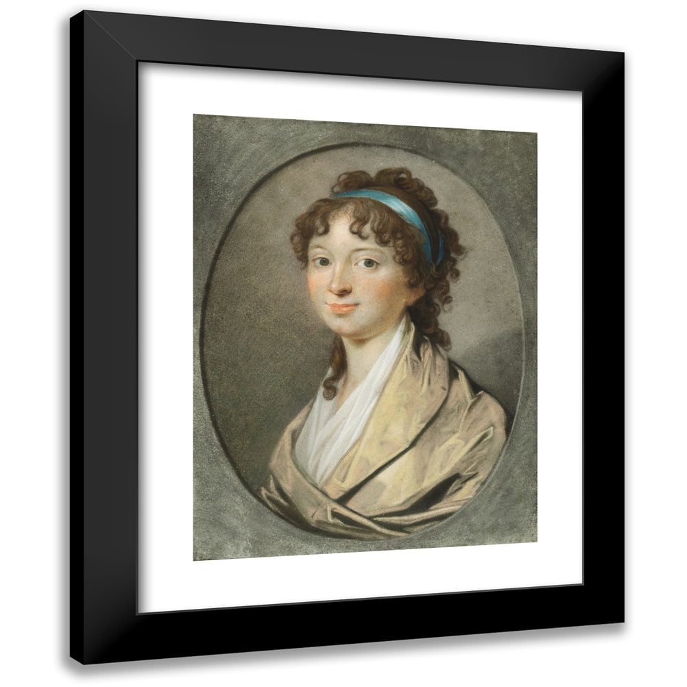 Jens Juel 12x14 Black Modern Framed Museum Art Print Titled - Portrait ...