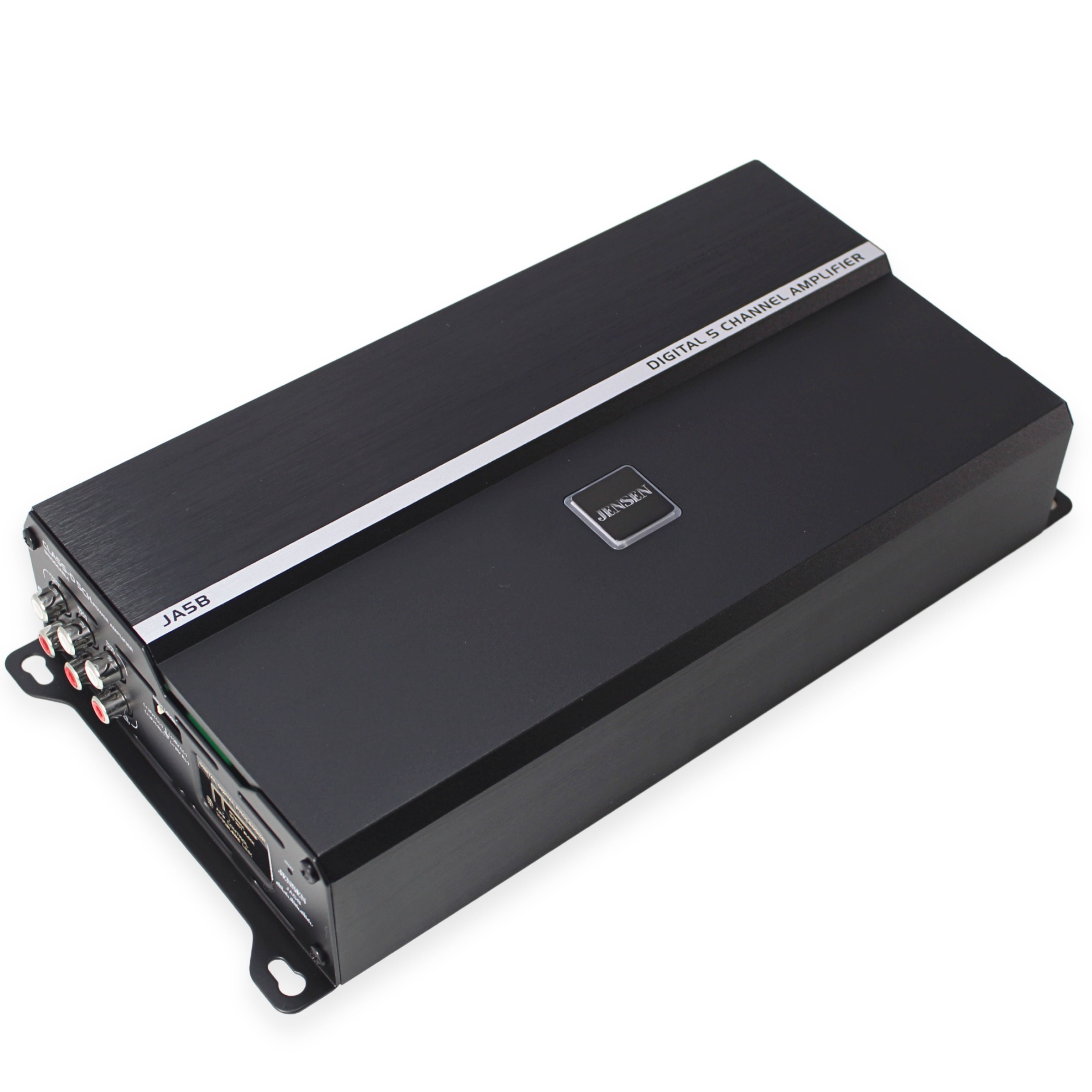 Jensen 5-Channel 815 Watts Class D RGB Amplifier w/ Bluetooth App ...