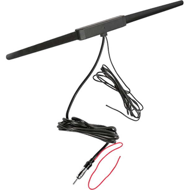 Jensen AN150SR AM/FM Antenna, Amplified Glass Mount - Walmart Business ...