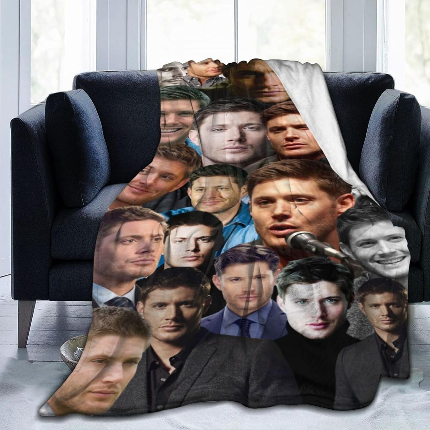 Jensen Ackles Blanket Cooling Cozy Breathabl Blankets for Wedding Gift ...
