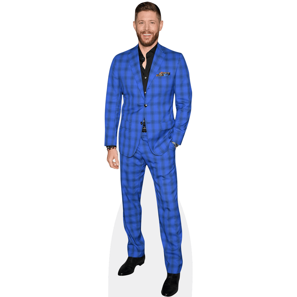 Jensen Ackles (Checkered Suit) Mini Cardboard Cutout Standee - Walmart.com