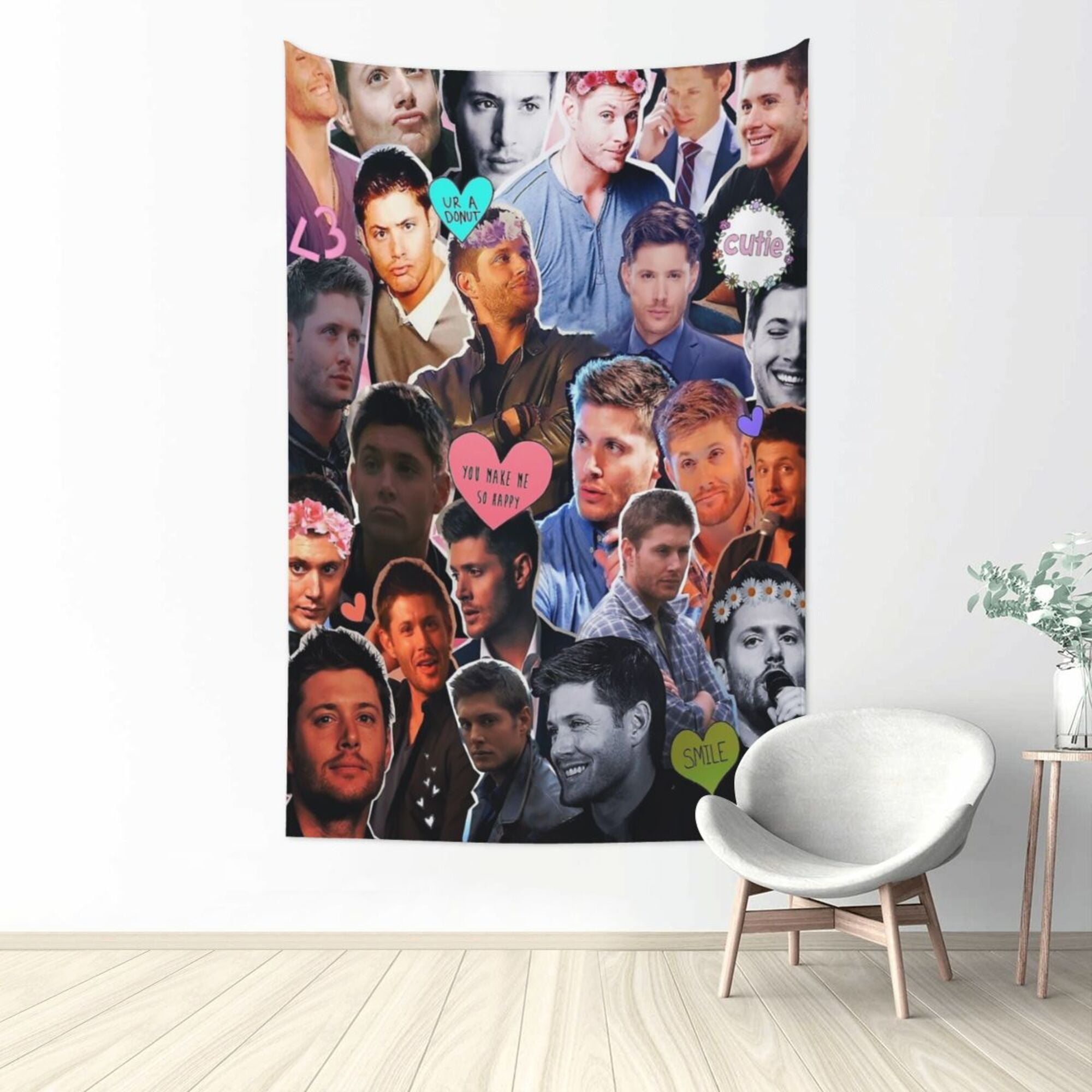Jensen Ackles Tapestry Poster Printing Wall Hanging Tapestries Wall Art ...