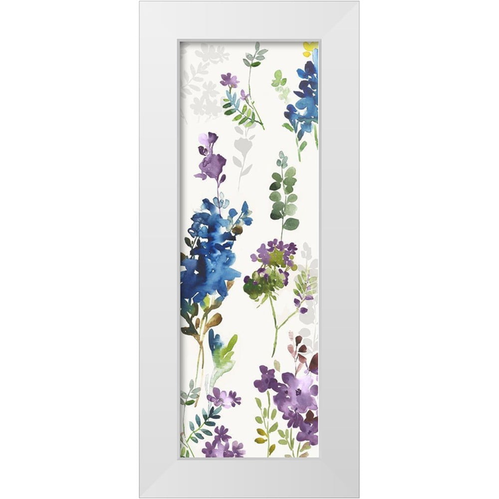 Jensen, Asia 13x32 White Modern Wood Framed Museum Art Print Titled ...