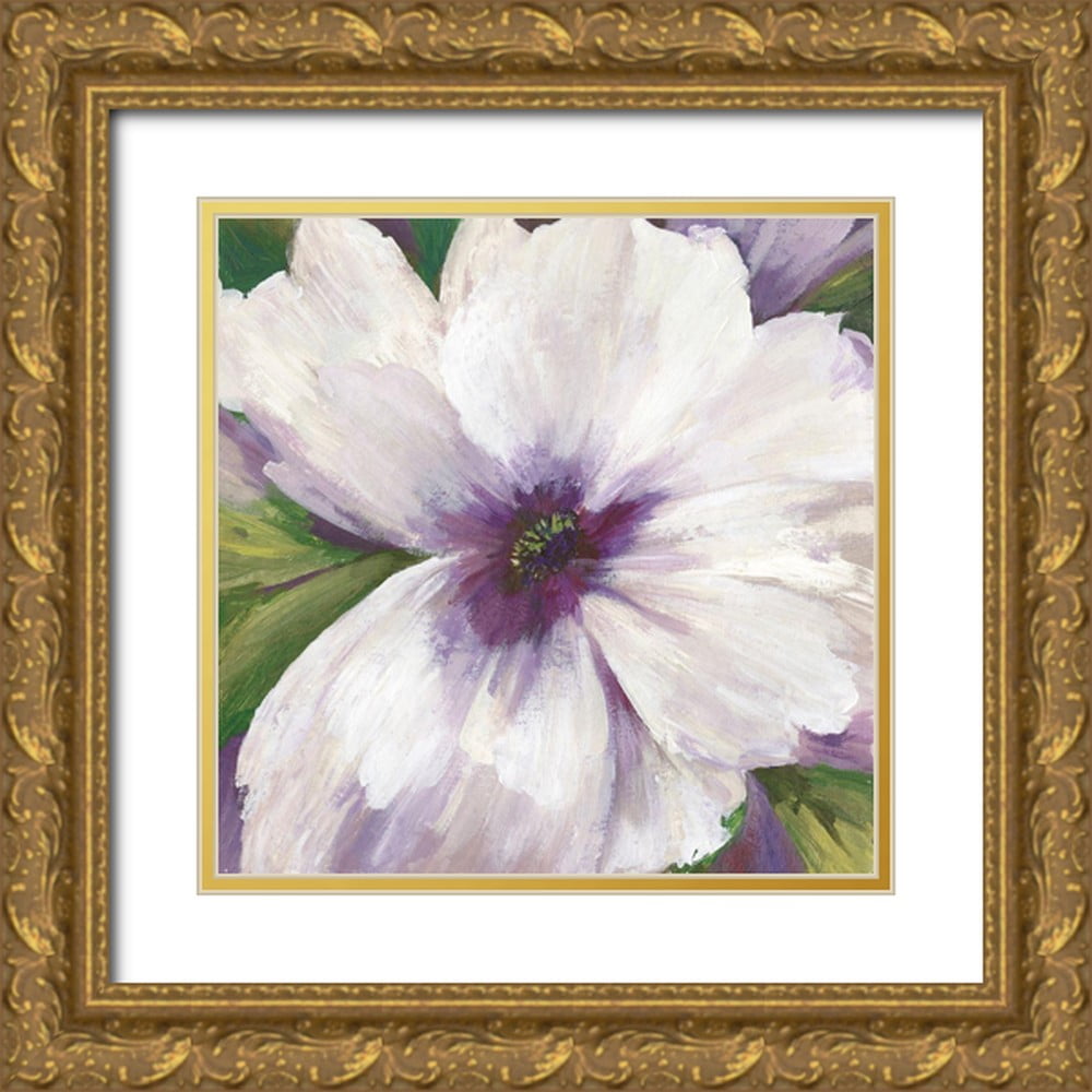 Jensen, Asia 15x15 Gold Ornate Wood Framed with Double Matting Museum ...