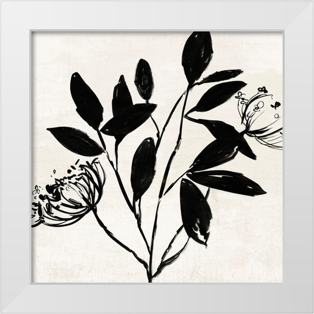 Jensen, Asia 15x15 White Modern Wood Framed Museum Art Print Titled ...