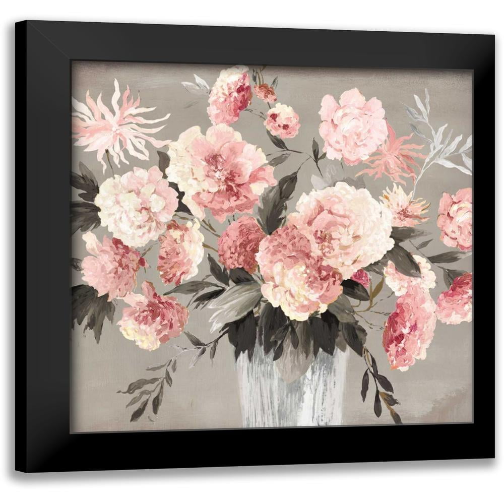 Jensen, Asia 20x20 Black Modern Framed Museum Art Print Titled - Violet ...