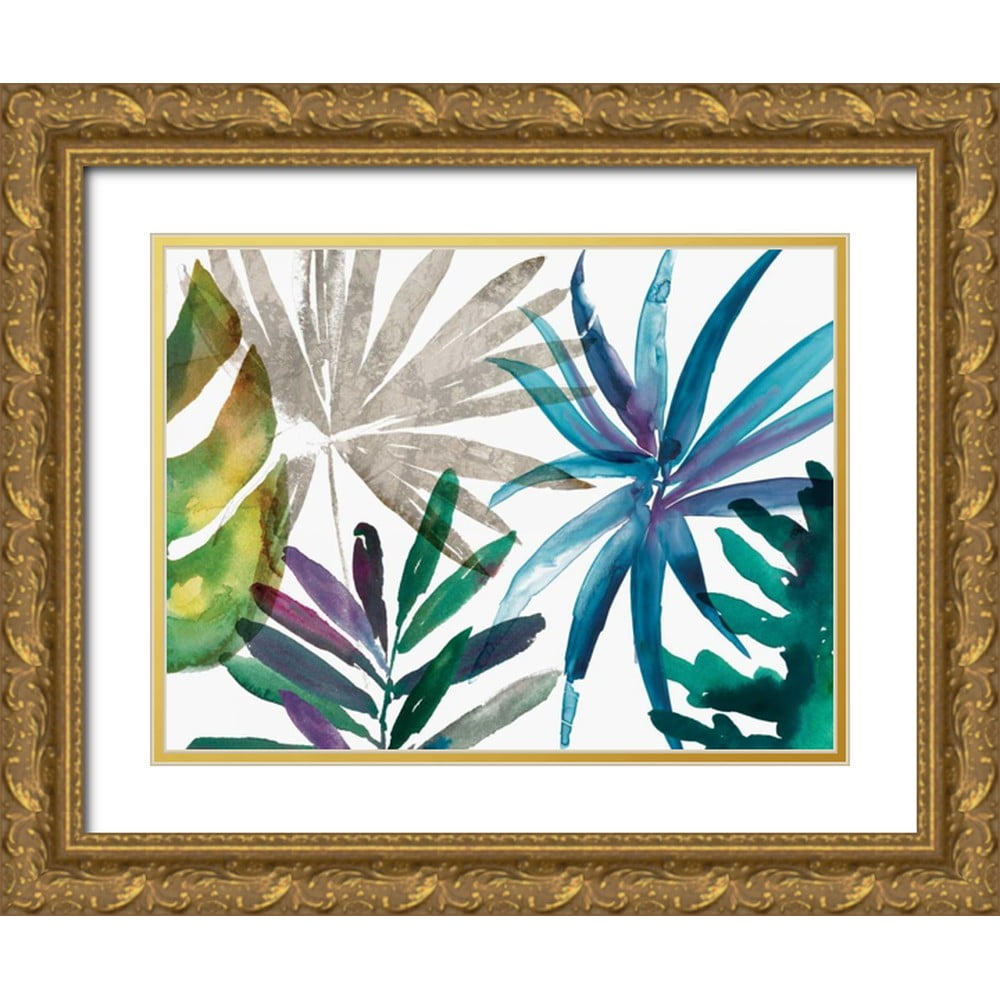Jensen, Asia 24x19 Gold Ornate Wood Framed with Double Matting Museum Art Print Titled - Tropic ...