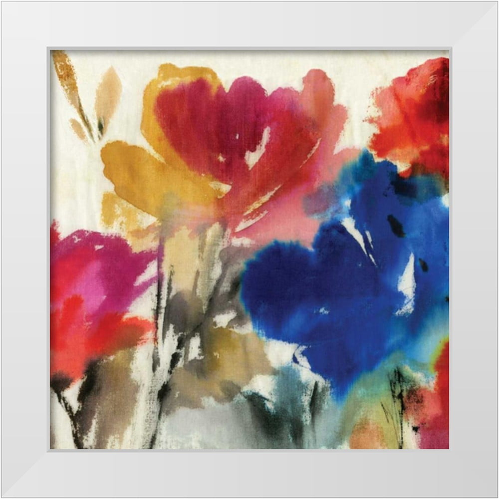 Jensen, Asia 26x26 White Modern Wood Framed Museum Art Print Titled ...