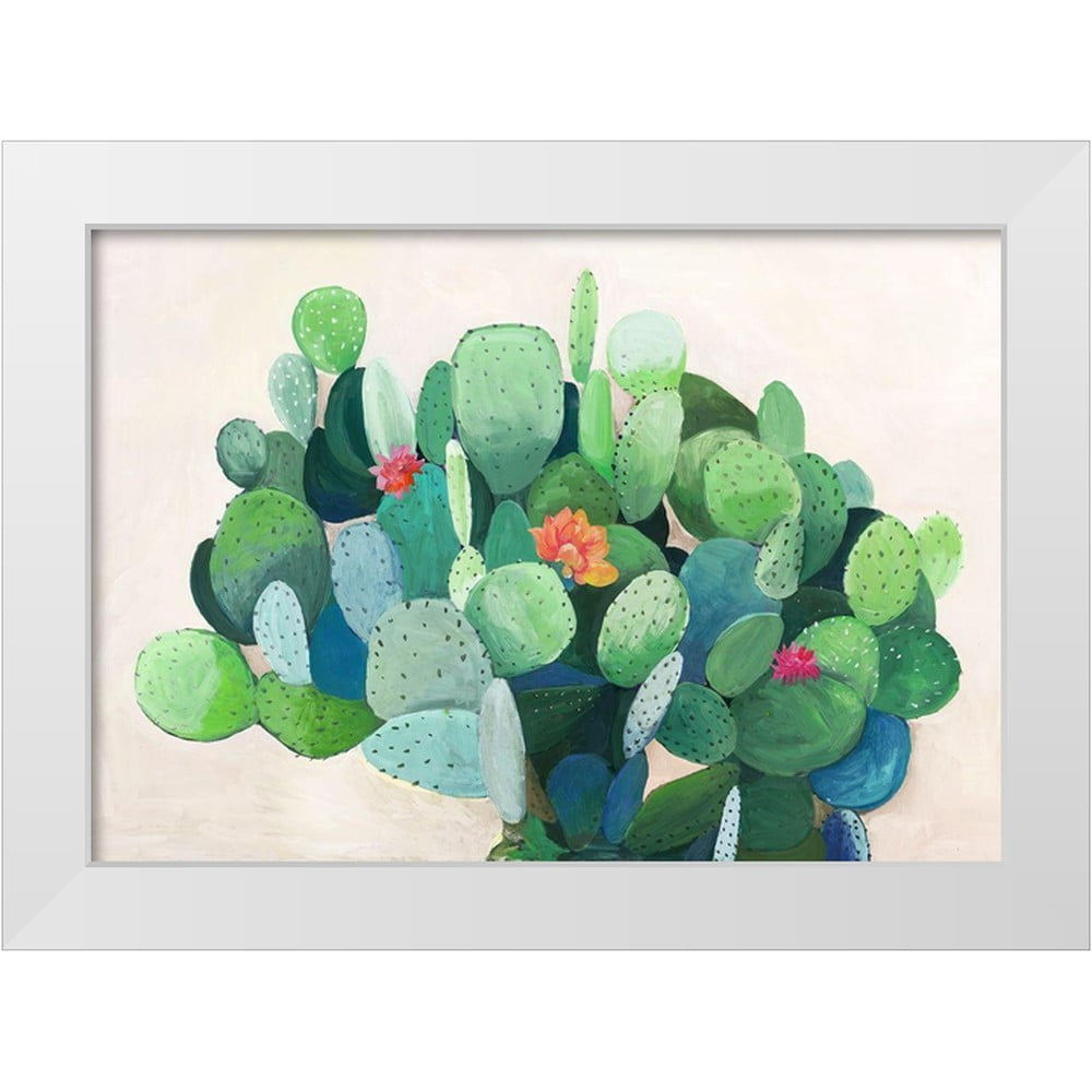 Jensen, Asia 32x23 White Modern Wood Framed Museum Art Print Titled ...