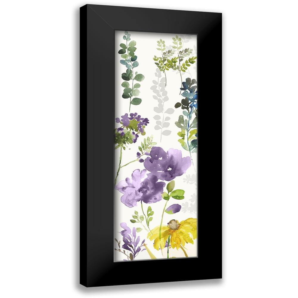 Jensen, Asia 7x14 Black Modern Framed Museum Art Print Titled - Luna II ...