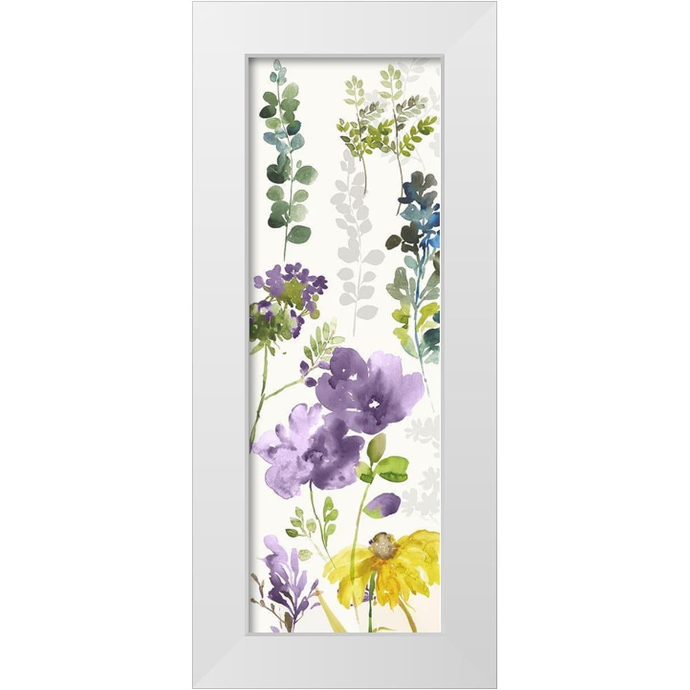 Jensen, Asia 9x18 White Modern Wood Framed Museum Art Print Titled ...