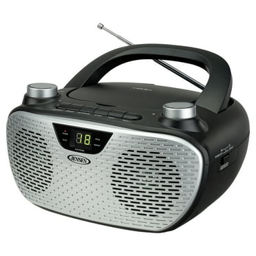 Jensen Portable CD-555A Boombox with Bluetooth, CD-R/RW Playback, FM ...
