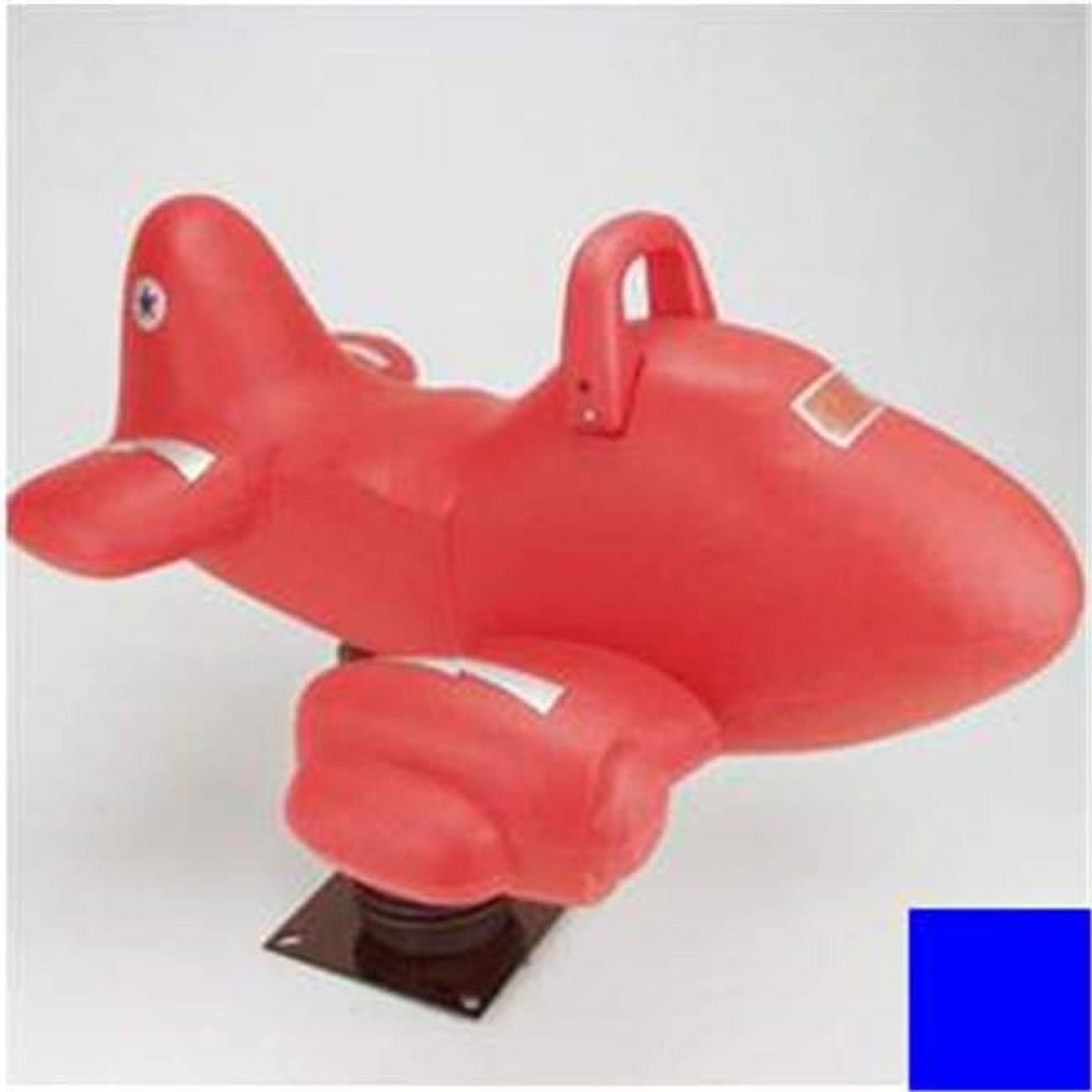 Jensen Commercial Airplane Roto Molded Spring Ride - Blue - Walmart.com