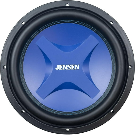 Jensen 12-Inch Subwoofer | 1200W Peak Power | Blue Woofer Cone ...