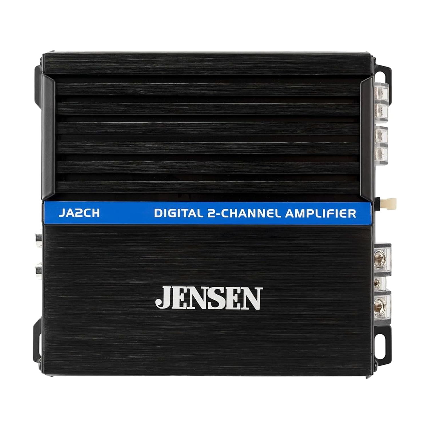 Jensen JA2CH Class-D 2-Channel Amplifier, 600 Watts Peak Power, Compact ...