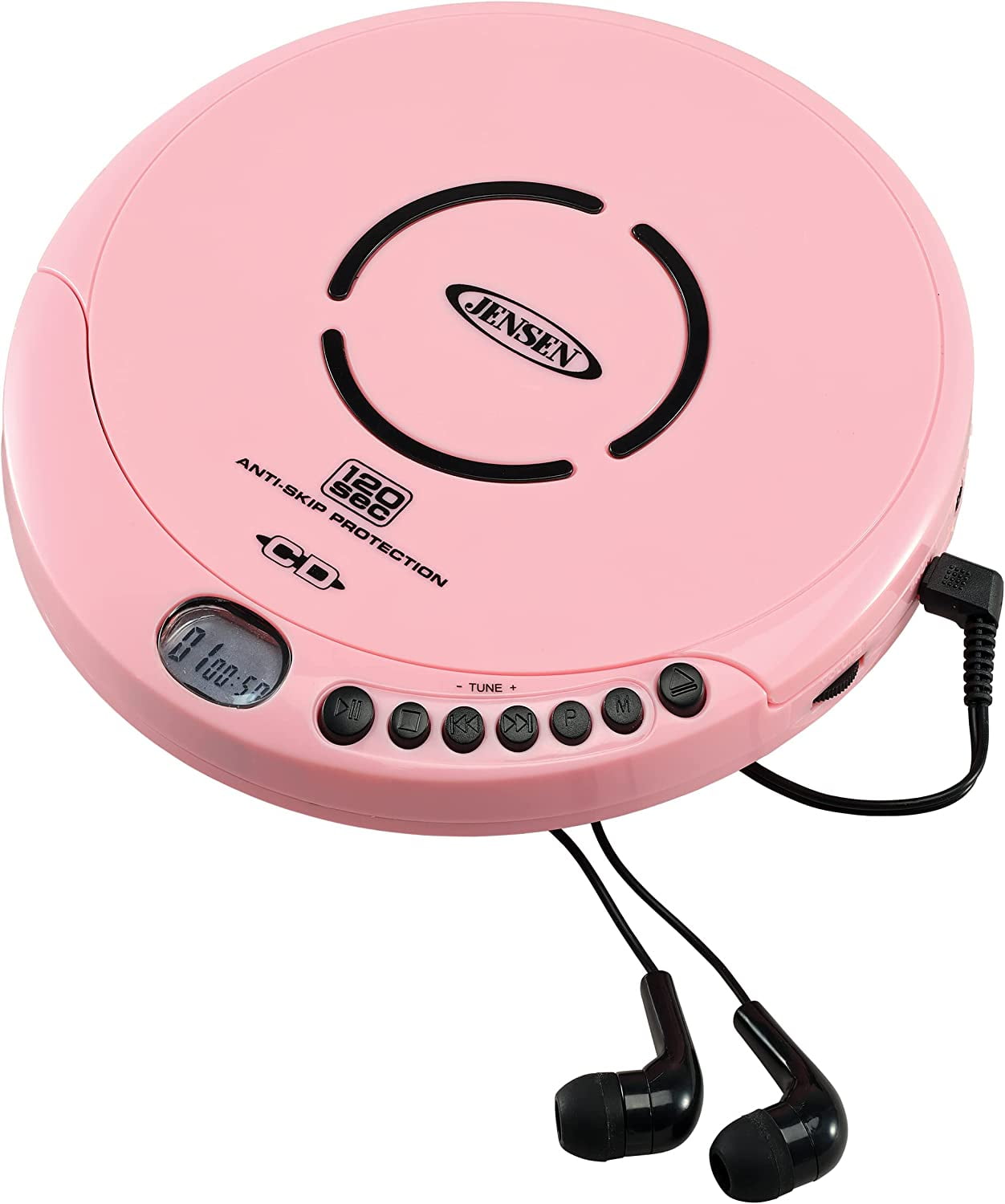 Jensen Portable CD-120 Portable Personal CD Player Compact 120 SEC Anti ...