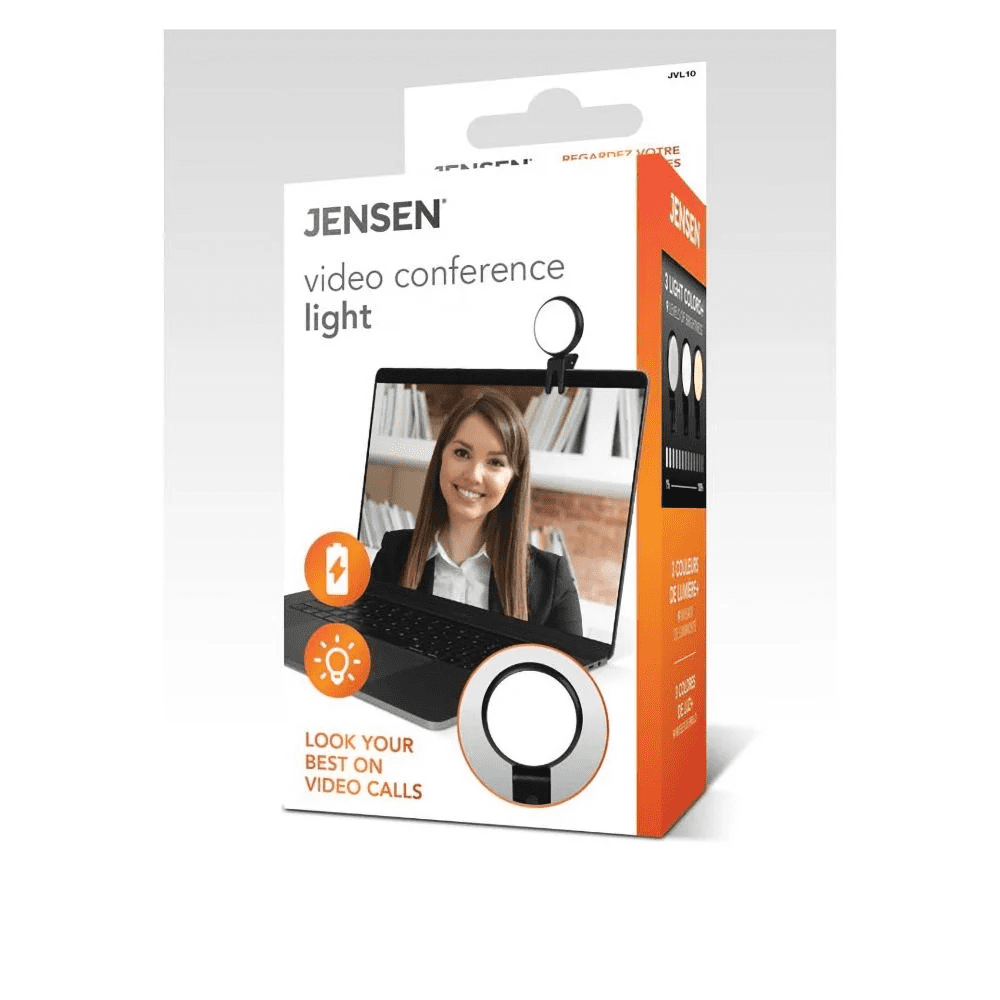 Jensen Video Conference Light; Clips to Your Phone or Tablet; 9 Light ...