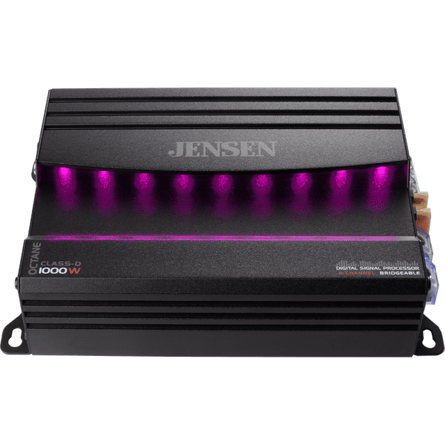 Jensen XDA94RB Class D 4 Channel Bridgeable Amplifier with 80 Watts x 4 ...