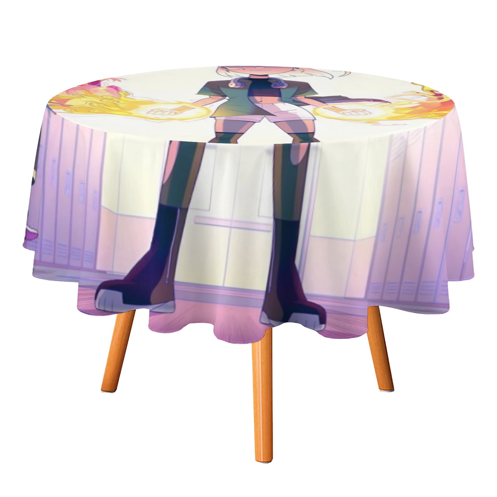 Jentry Chau vs. The Underworld-Theme Round tablecloth has an iconic ...
