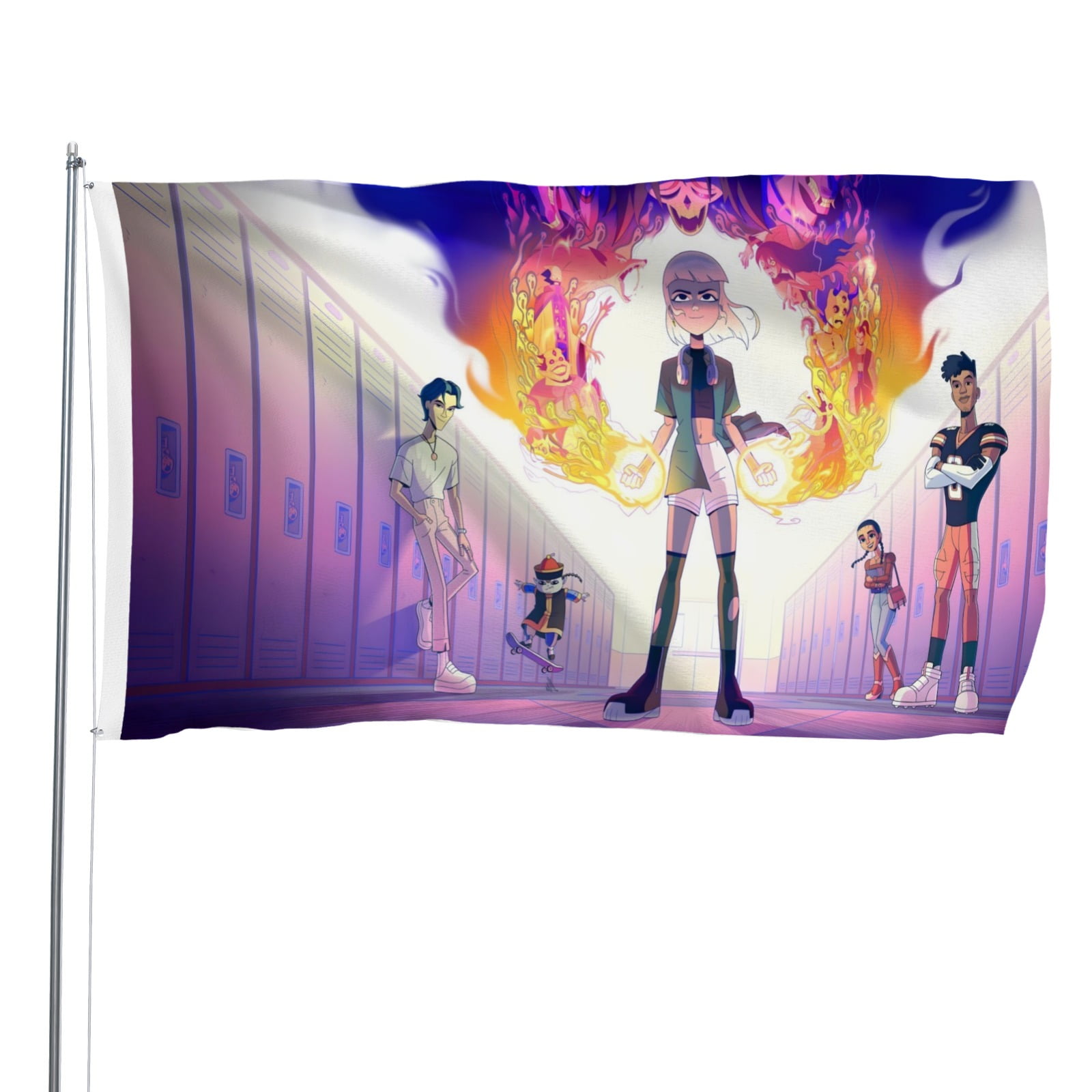 Jentry Chau vs. The Underworld-themed Printed Flag Perfect gift for ...