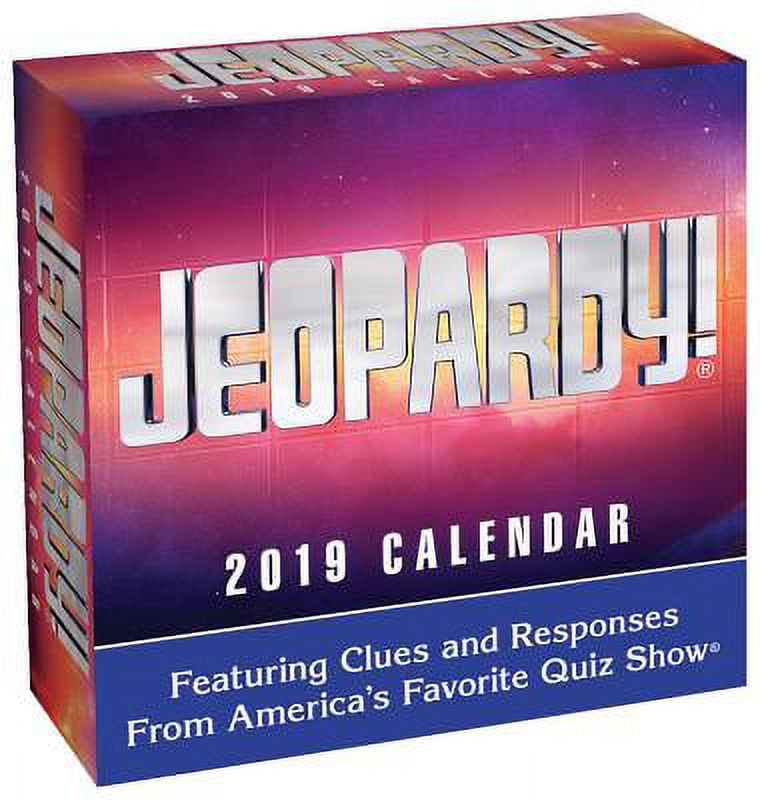 Jeopardy! 2019 Day-To-Day Calendar (Other) - Walmart.com