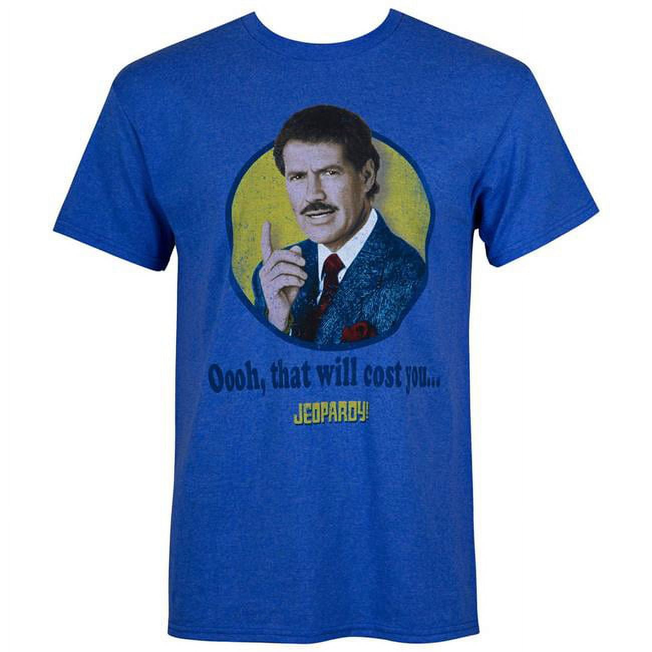 Jeopardy 49607S Jeopardy That Will Cost You Tee Shirt, Blue - Small ...