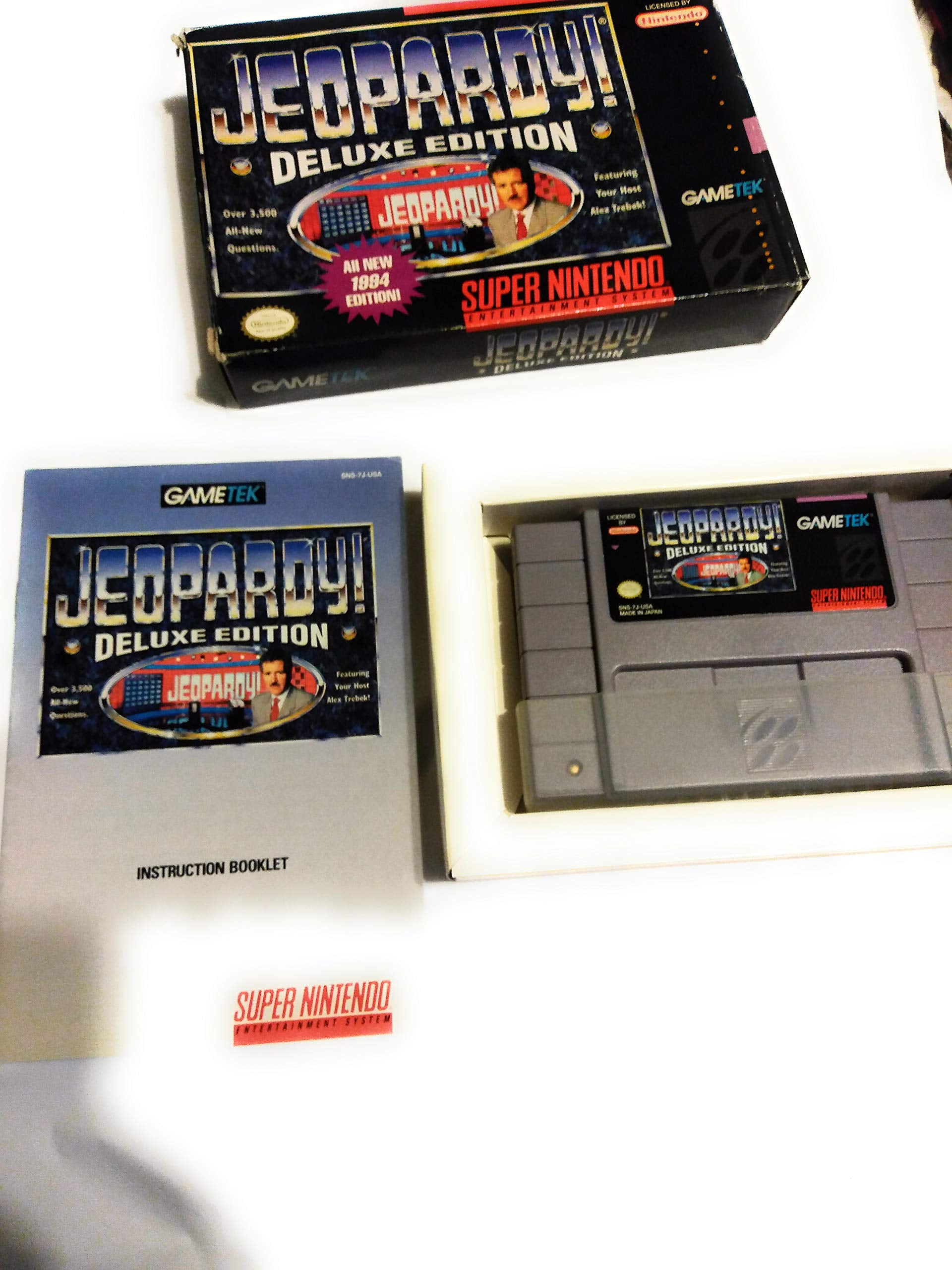 Jeopardy Deluxe Edition - Super Nintendo Entertainment System - Walmart.com
