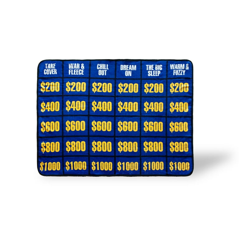 Blank Jeopardy Template