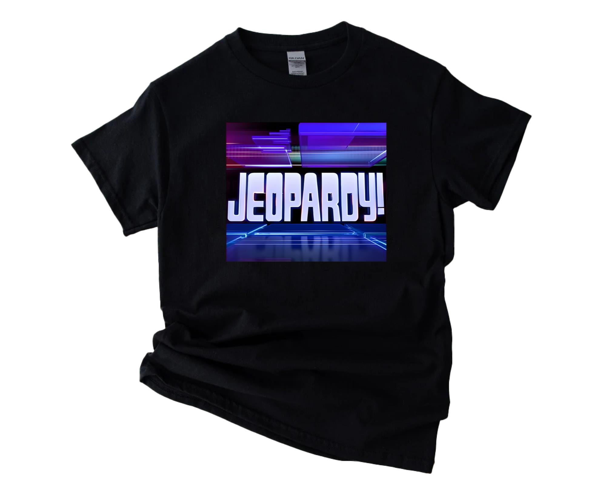 Jeopardy Game Show What Is... Alex Trebek Ken Jennings Fan Unisex T ...