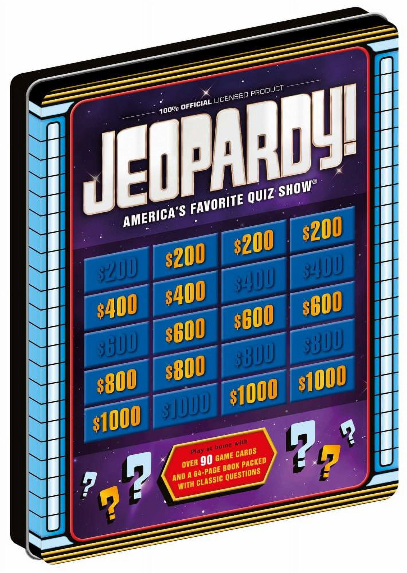Jeopardy! Game Tin: Play at Home with over 90 Game Cards and Book ...