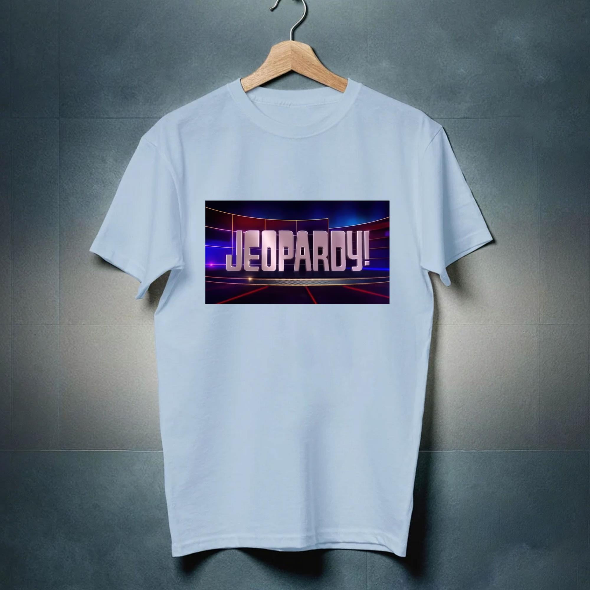 Jeopardy Logo Tv Game Show Trivia Classic Alex Trebek T Shirt-TH36698 ...