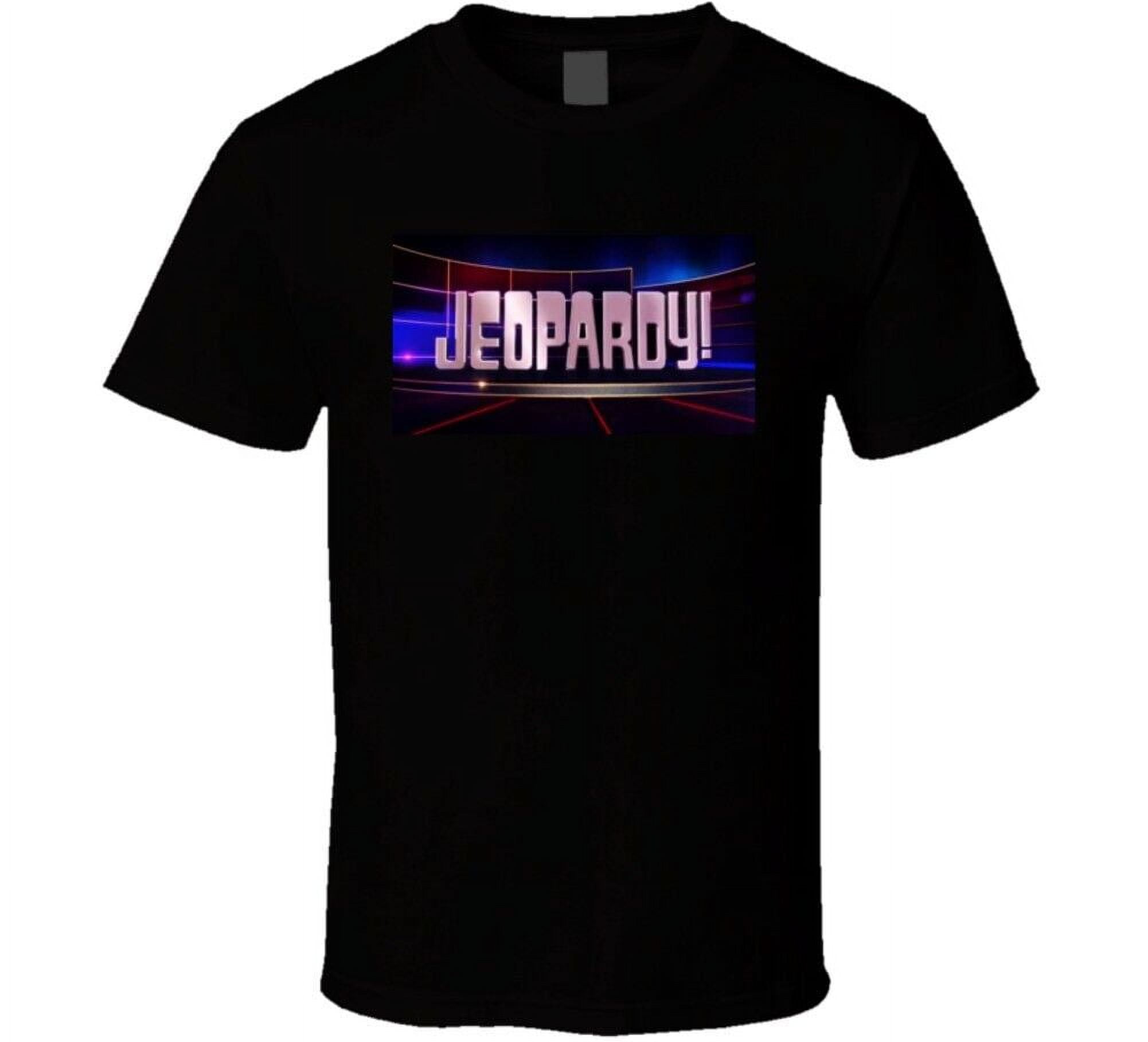 Jeopardy Logo Tv Game Show Trivia Classic Alex Trebek T Shirt - Walmart.com