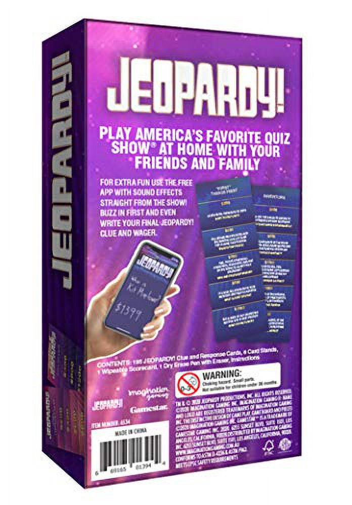 Jeopardy! The Fast-Moving Game of Questions and Answers, Play at Home ...