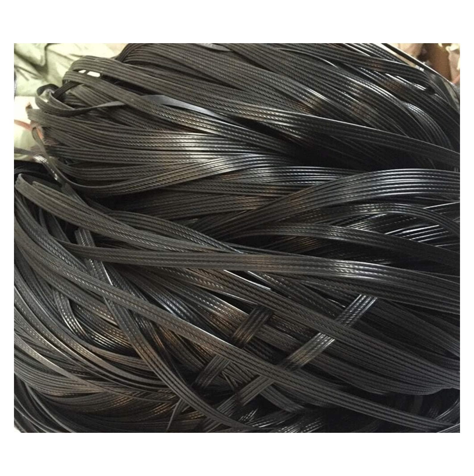 JepoIA Brown Flat Synthetic Rattan Repair Materials, Plastic Rattan ...