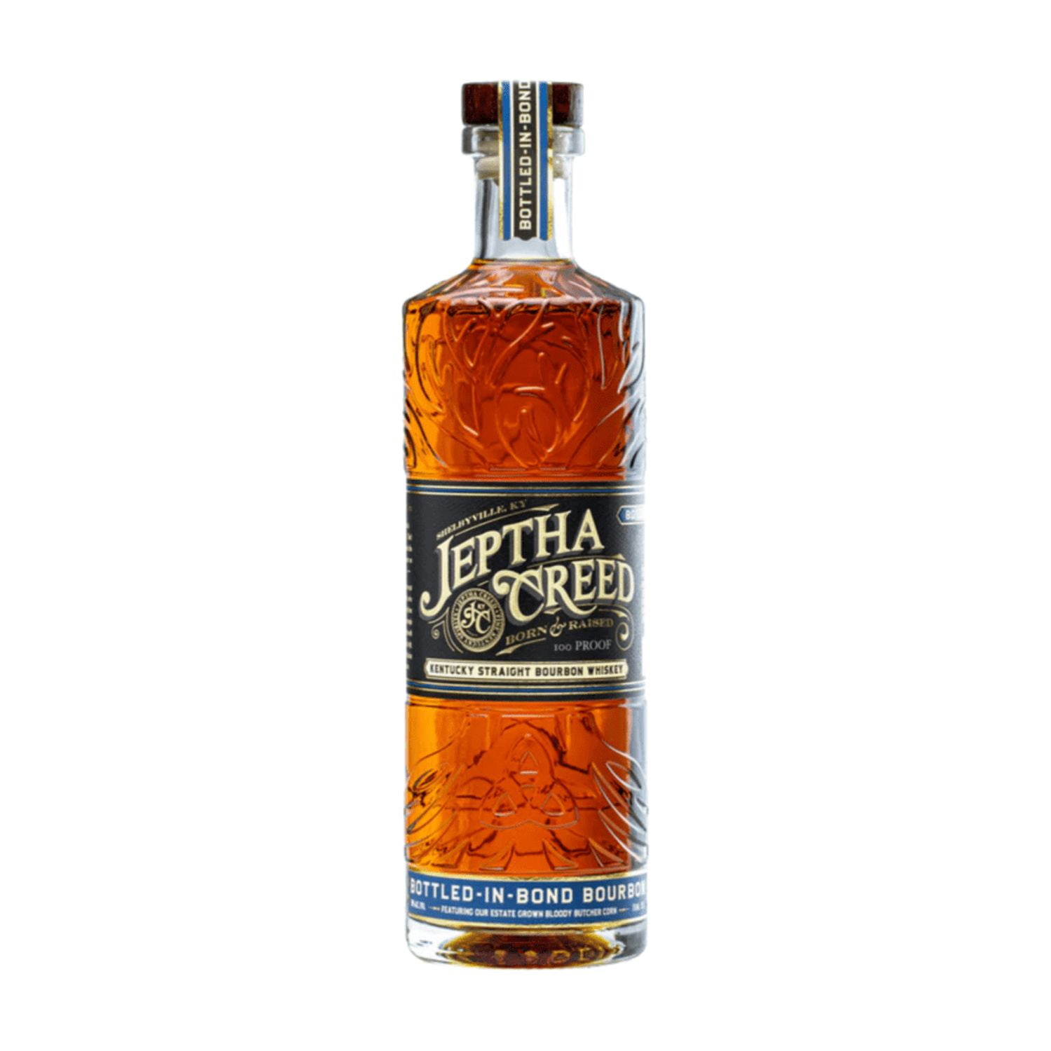 Jeptha Creed Distillery Bottled in Bond American Whiskey, 750 ml 45% ...