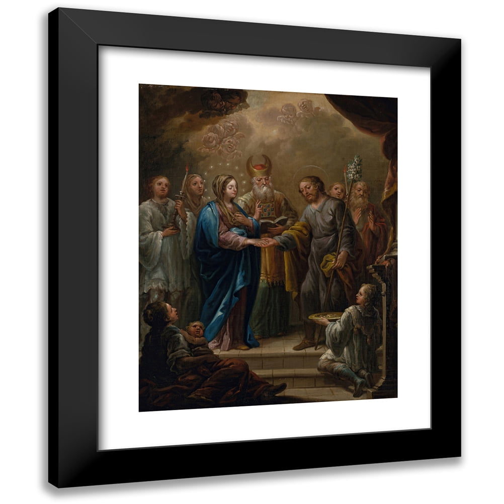 Jerónimo Ezquerra 19x24 Black Modern Framed Museum Art Print Titled ...