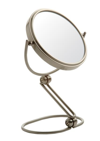 Jerdon 5 inch Diameter Folding Travel Mirror, 10X-1X Magnification ...