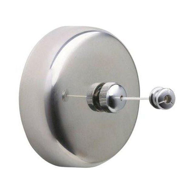 Jerdon Retractable Clothesline, Polished Stainless Steel Finish - Model ...