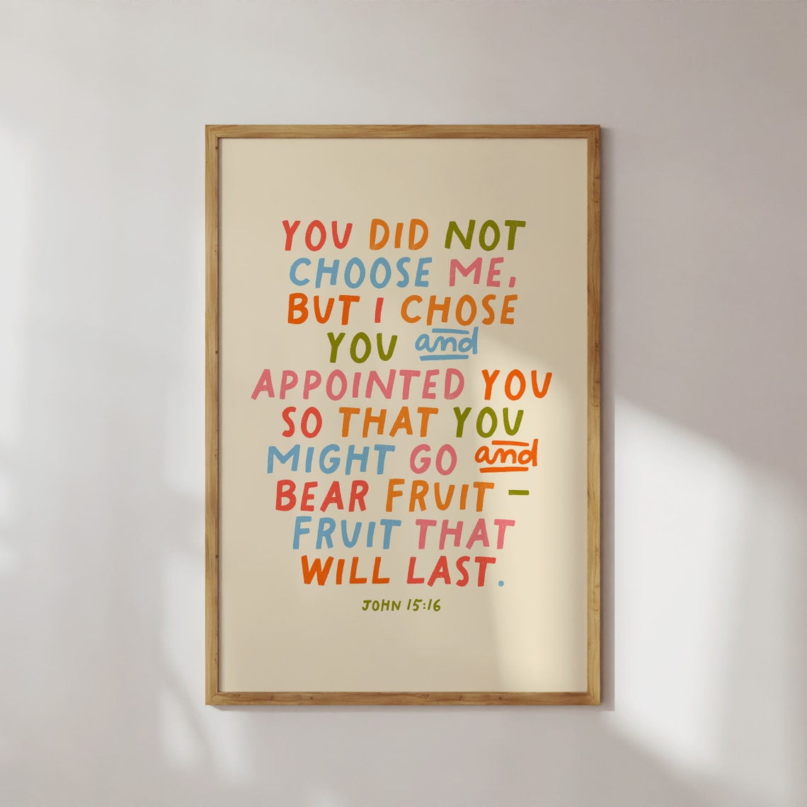 Jeremiah 15:16. Print. Christian Bible Quote. Wall Art Prints. Living ...