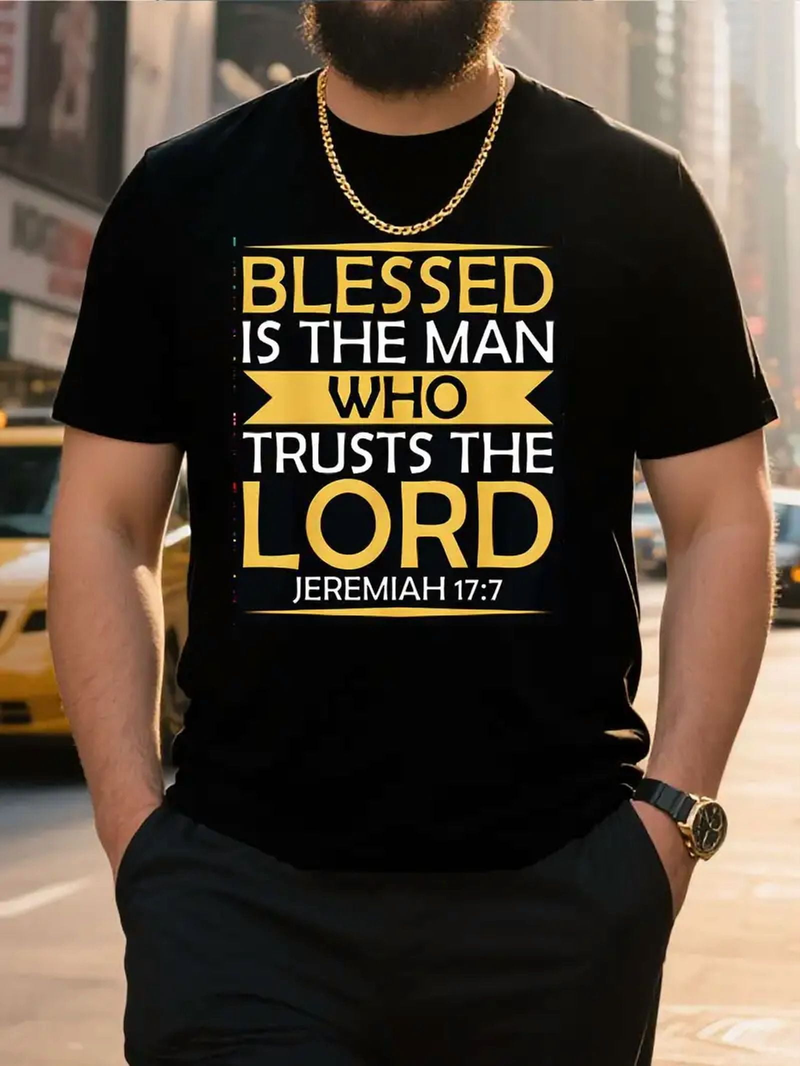 Jeremiah 17:7 Blessed Trust Lord Inspirational Quote Men Women Soft ...
