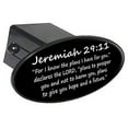 Jeremiah 29 11 Christian Bible Verse 2 Oval Tow Trailer Hitch Cover
