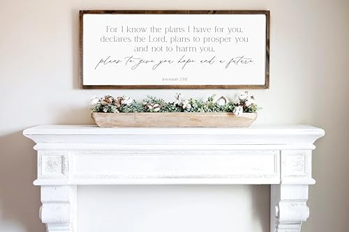 Jeremiah 29:11, For know the plans have for you, declares the Lord ...