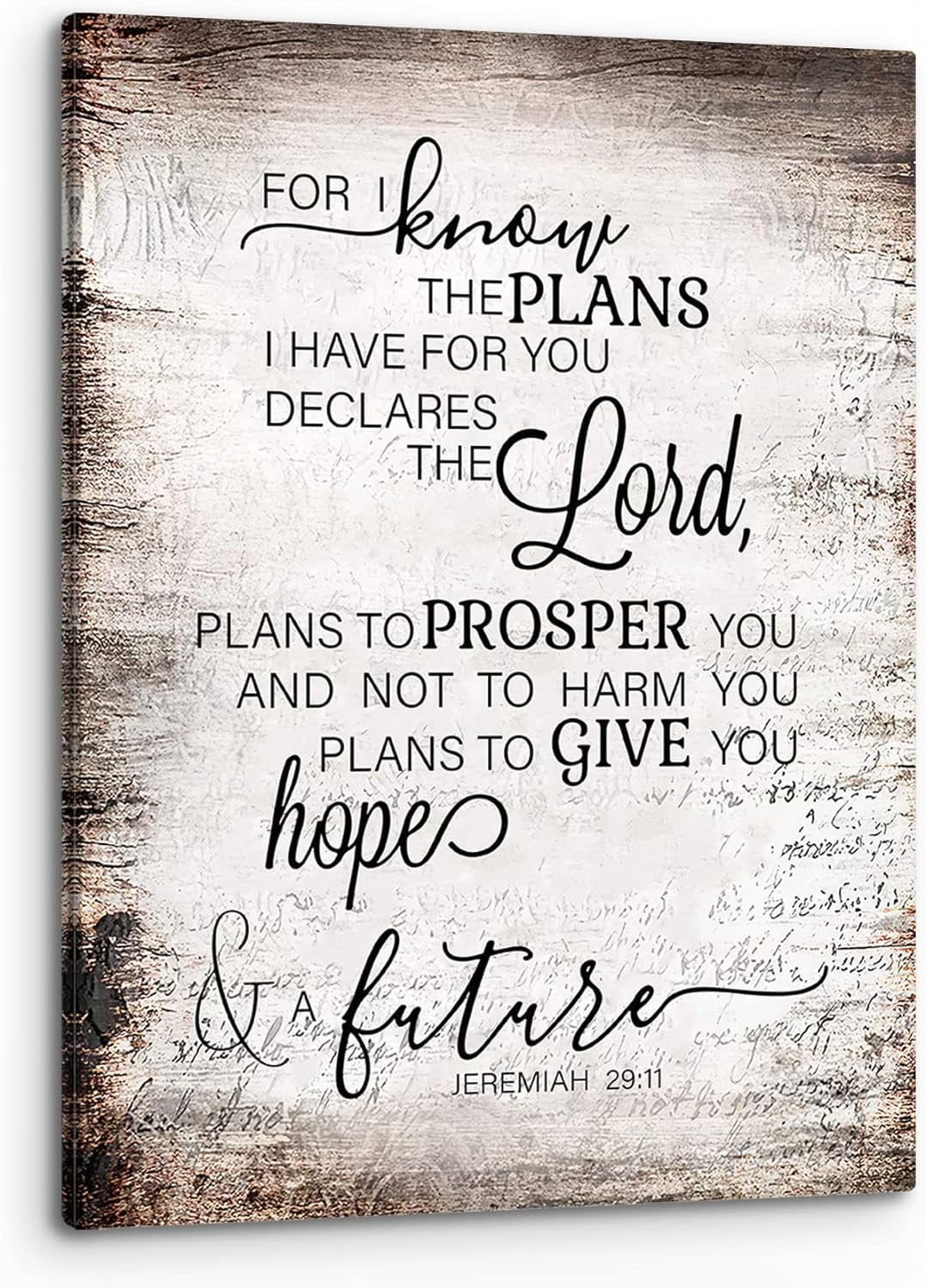 Jeremiah 29 11 Wall Art, Christian Jeremiah 29:11 For I Know The Plans ...