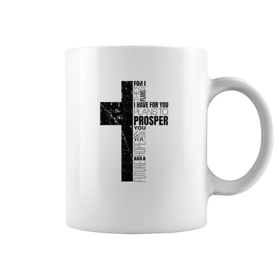 Jeremiah 2911 Bible Verse Gifts Cross Religious Coffee Mug - Walmart.com