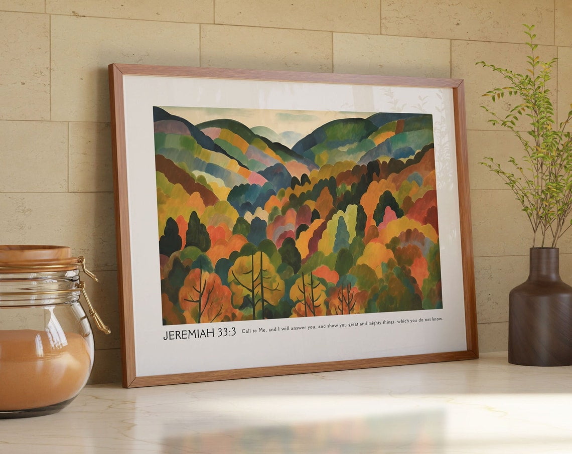 Jeremiah 33 Matisse Print Maximalist Wall Art Landscape Mural ...