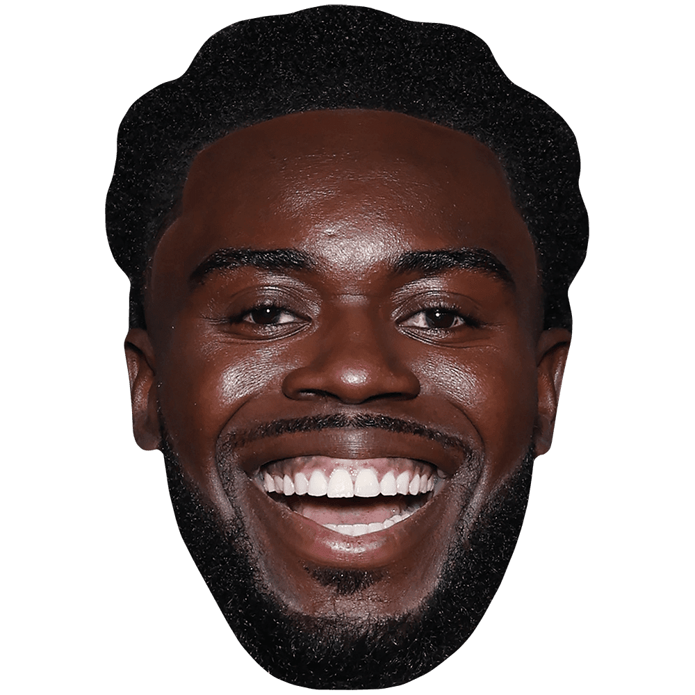 Jeremiah Asiamah (Smile) Celebrity Mask, Flat Card Face, Fancy Dress ...