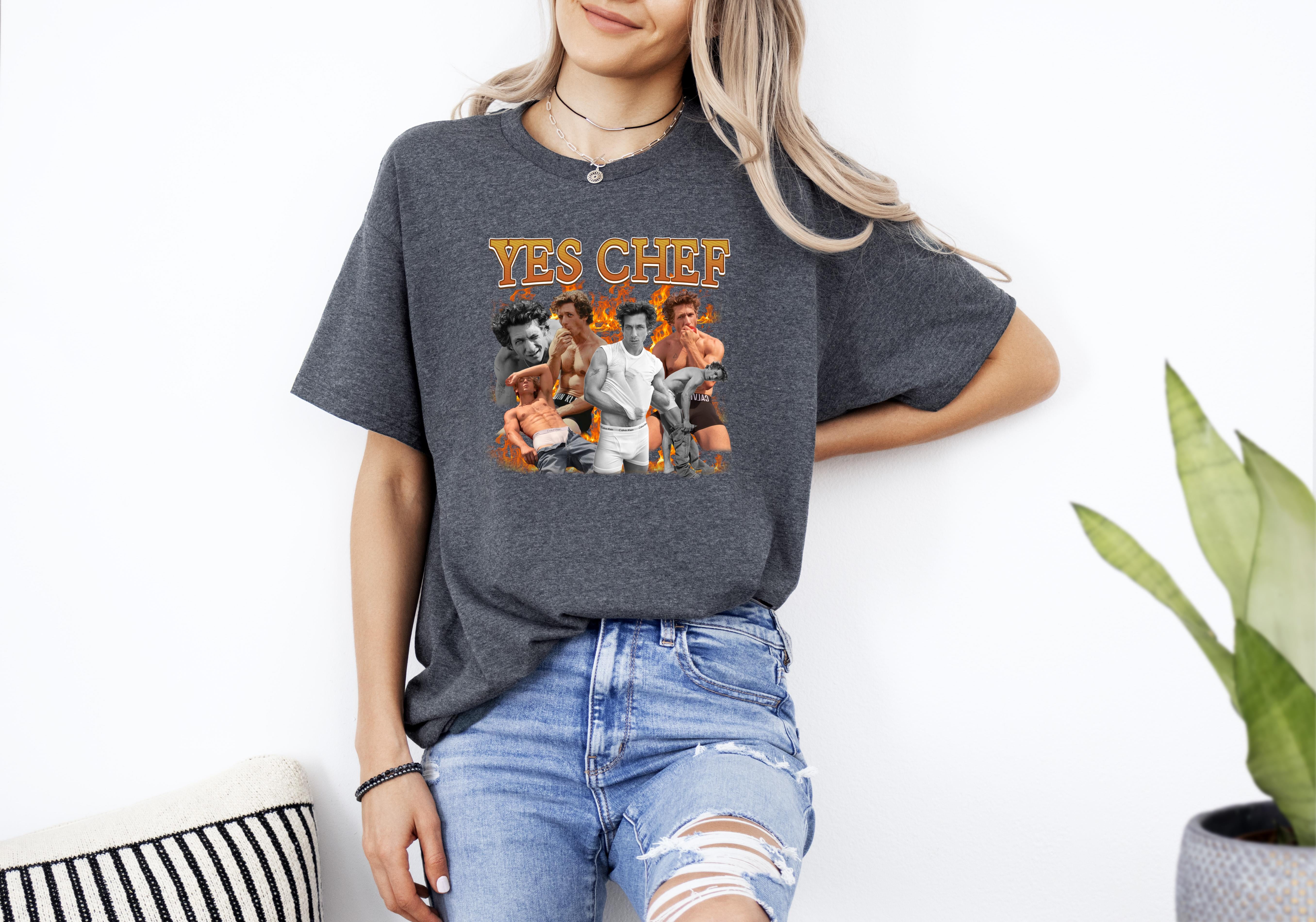 Jeremy Allen White Calvin Klein Yes Chef Unisex T-Shirt - Walmart.com