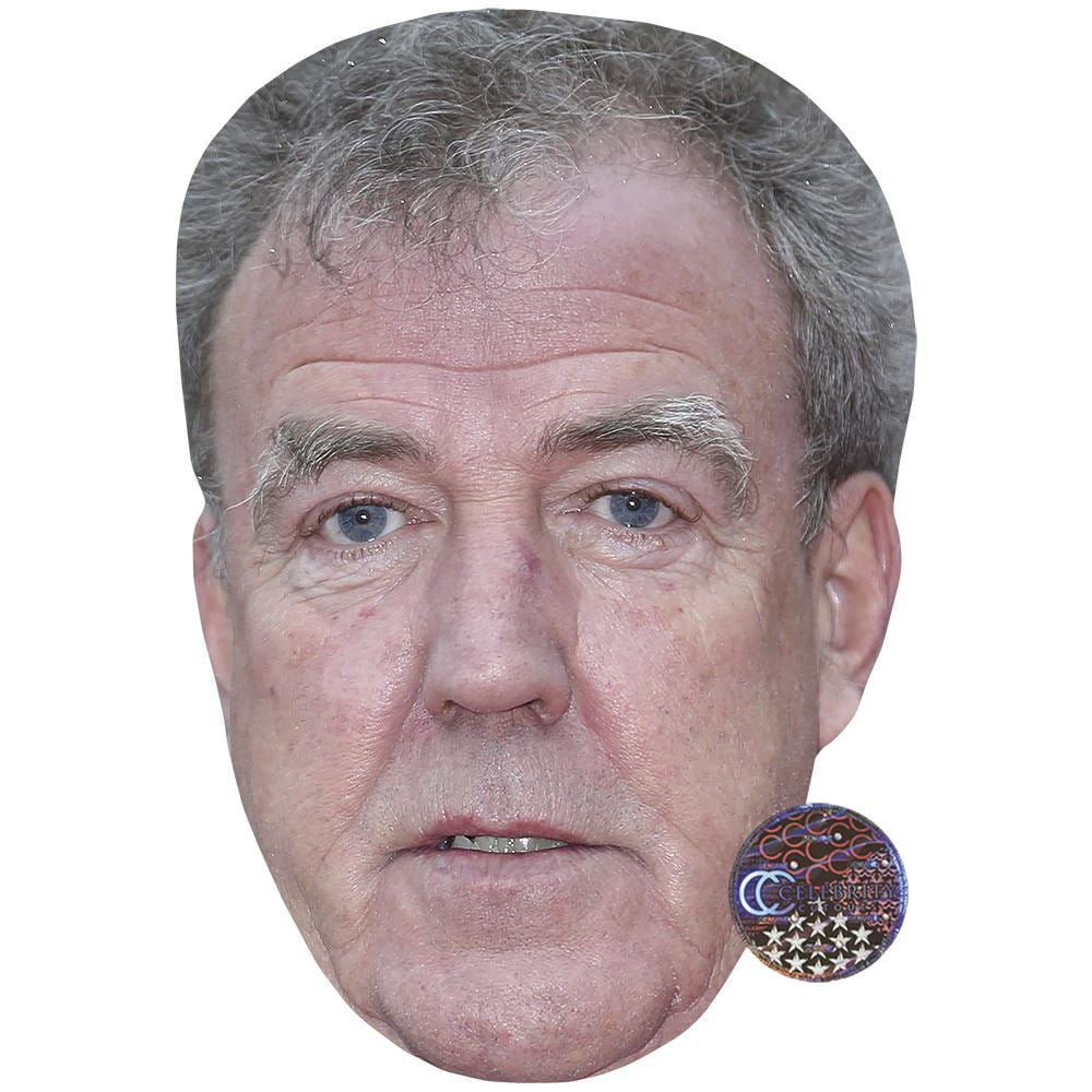 Jeremy Clarkson (Grey Hair) Celebrity Mask, Flat Card Face, Fancy Dress ...