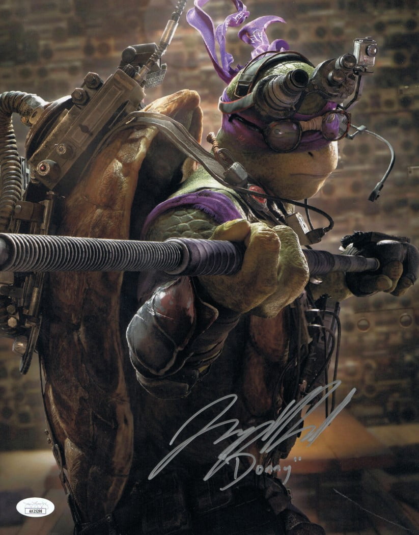 Jeremy Howard Autographed 11X14 Photo Teenage Mutant Ninja Turtles JSA ...